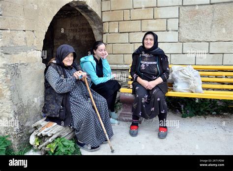 Russia. Dagestan. Kubachi village. daily life Stock Photo - Alamy