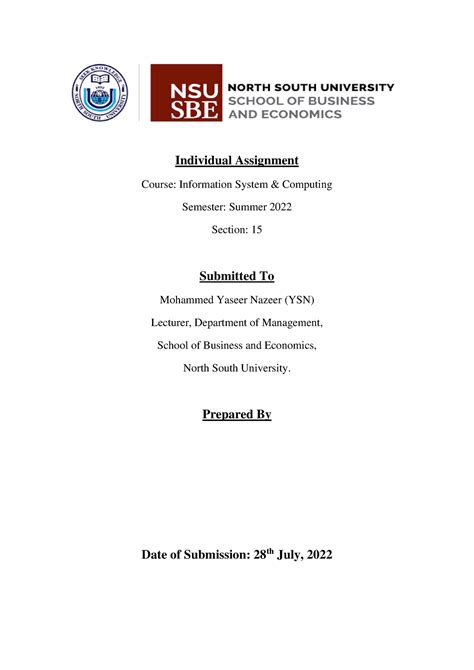 mis107 individual assignment 1 ysn individual assignment course