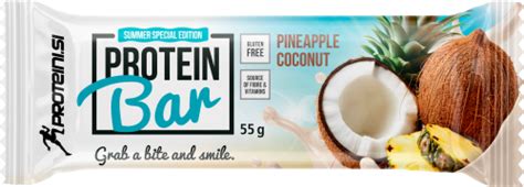 Proteinisi Beljakovinska Ploščica Pineapple Coconut 55 G Dmsi