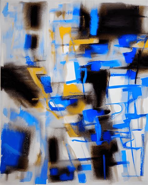 Black And Blue Abstract Art At Natasha Ransford Blog