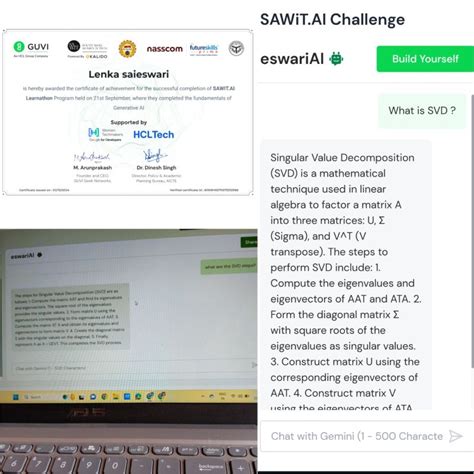 lenka saieswari on linkedin guvi sawit ai generativeai hcltech