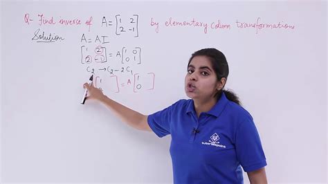 class 12th elementary transformation problem 2 matrices tutorials