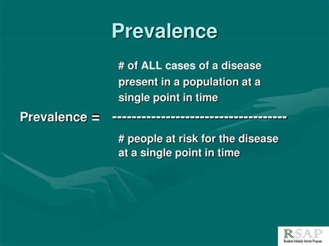 Prevalence Meaning