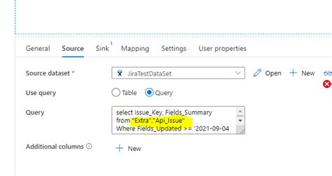 how do i query jira using azure data factory connector microsoft qanda