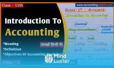 Accounting Fundamentals Tutorial Mind Luster