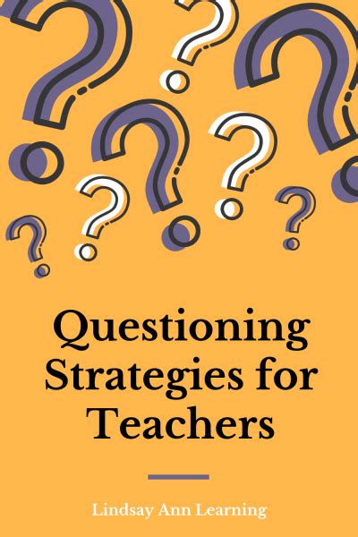 Improve Your Classroom Discussions With Questioning Strategies English Teacher Blog