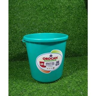 Orocan Pail With Stainless Steel Handle Timba 16 Liters Random Shopee Philippines