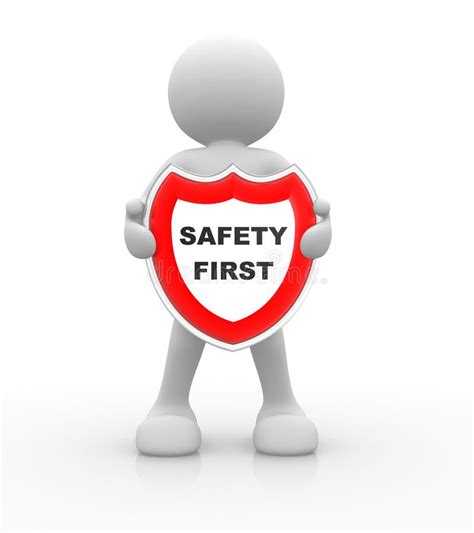 Safety First Stock Illustration Illustration Of Guard 46913457