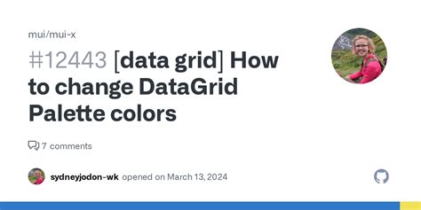 Data Grid How To Change Datagrid Palette Colors Issue Mui Mui X Github
