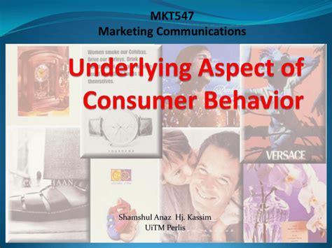 Consumer Behavior In Marketing Communications Presentation