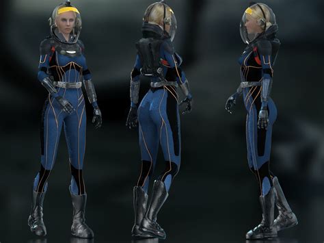 3d Model Meredith Vickers Prometheus Vr Ar Low Poly Rigged Cgtrader