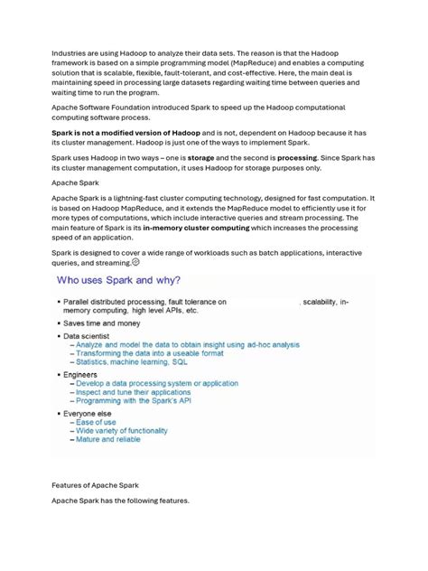 sspark pdf apache spark apache hadoop