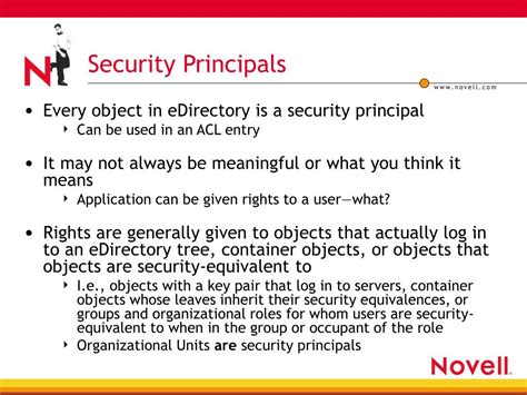 Ppt Using Acls In Ldap Creating A Secure Novell Edirectory