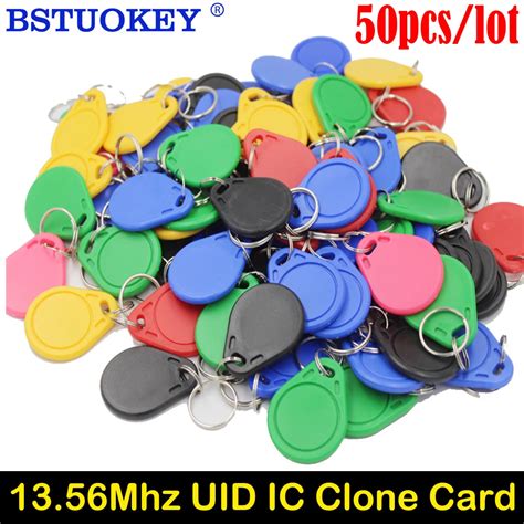5pcs Waterproof 13 56mhz Uid Keyfob Tag Rfid Access Control Clone Key