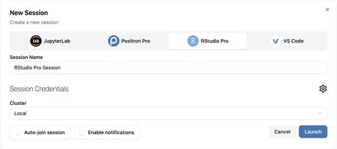 Getting Started With RStudio Pro Posit Workbench Documentation Release