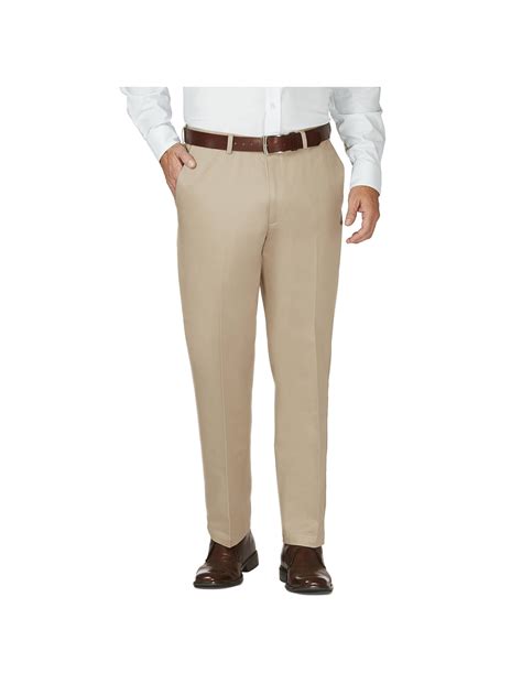 Mens Work To Weekend® Khaki Flat Front Pant Classic Fit 41114957522