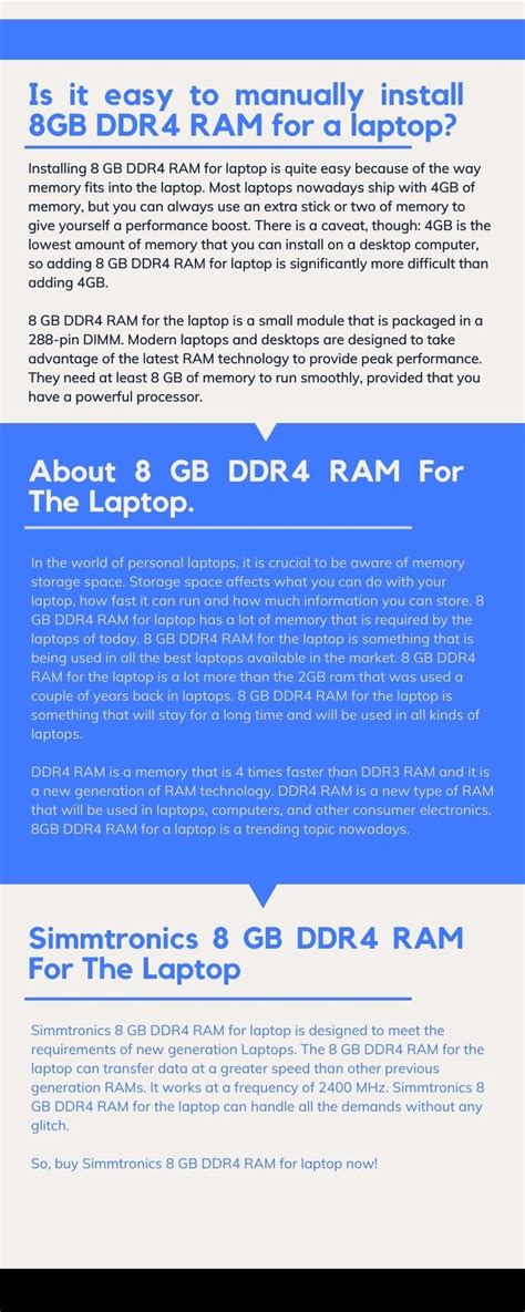 How To Install 8gb Ddr4 Ram In A Laptop