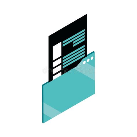 Folder File Data Stock Illustration Illustration Of Info 233734803