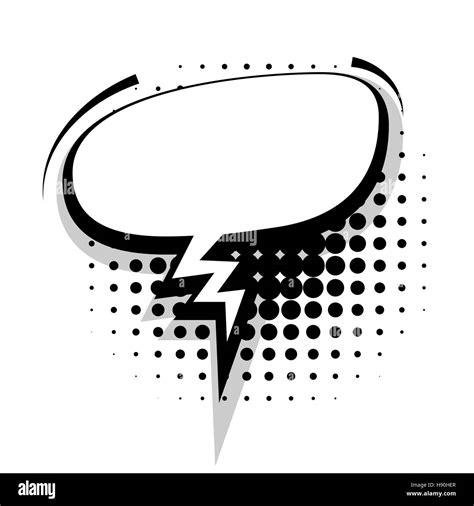 Blank template comic text speech, comic bubble halftone dot background style pop art. Comic ...
