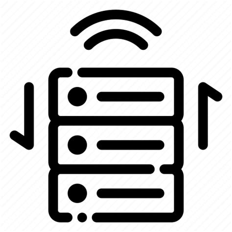 Server Communication Network Transfer Data Icon Download On Iconfinder