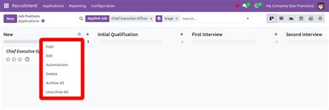 Recruitment ManageMent Odoo Community Book