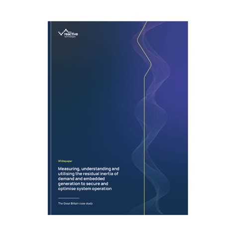 Whitepaper Real Time Inertia Measurement For Optimised Grid Management In Great Britain