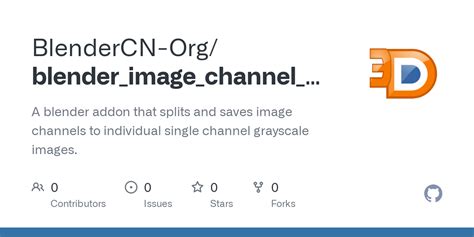 GitHub BlenderCN Org Blender Image Channel Splitter A Blender Addon That Splits And Saves