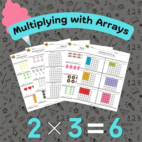 Multiplying Using Arrays By The Homeschool Resource 123 Tpt