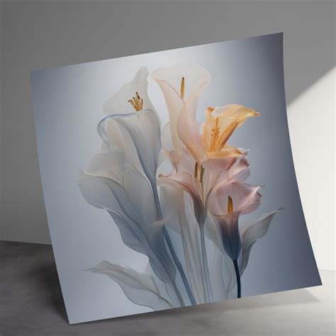 Elegant Calla Lily Wall Art Botanical Flower Print Minimalist Home