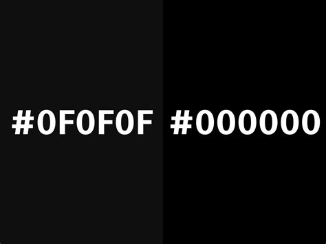 Hex 0f0f0f Color