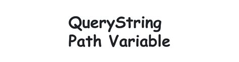 Url Parameter는 아무렇게나 써도 되는 건가querystring Path Variable