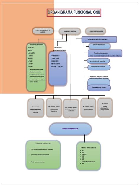 Organigrama Funcional Onu Pdf Naciones Unidas Relaciones