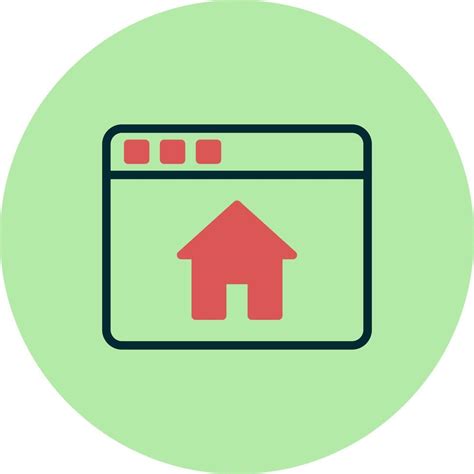 Home Page Vector Icon 21089096 Vector Art At Vecteezy