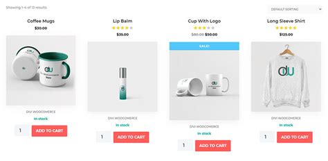 Demo 04 Divi Shop Builder Plugin For Woocommerce
