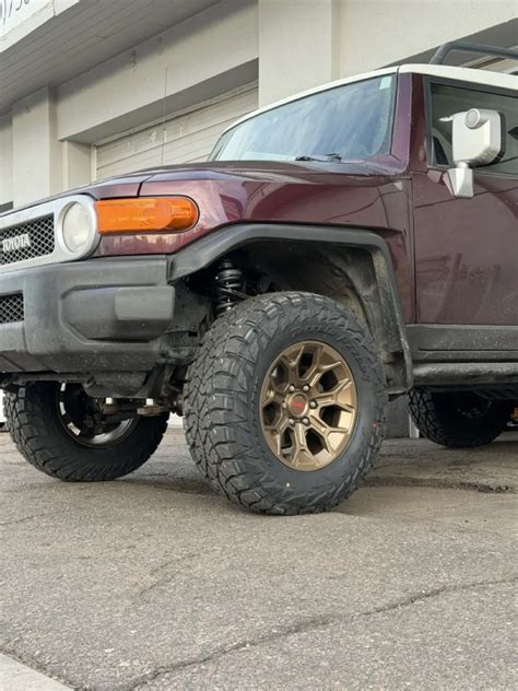 Replica Wheels 17 Trd Pro 308 Bronze On 2009 Toyota Fj Cruiser