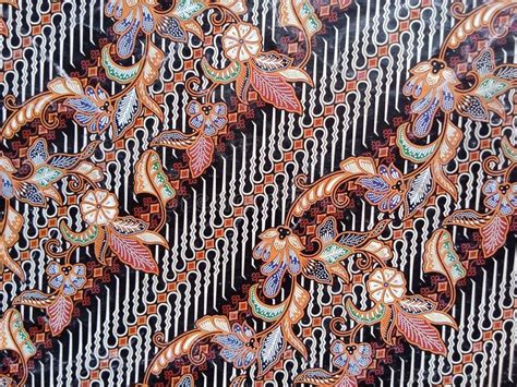 The Batik Background Concept With Bright And Elegant Colors Is Very