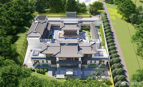 这栋中式合院别墅设计，悄悄惊艳众人，堪称真正的国人豪宅