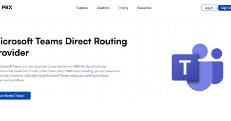 Microsoft Teams Direct Routing And Sip Trunk Provider Pbx Im