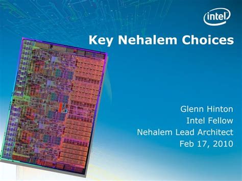 Intel S Nehalem Microarchitecture By Glenn Hinton PDF