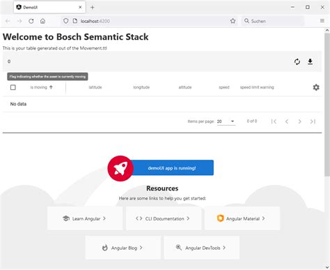 create a mini ui with the esmf javascript sdk bosch semantic stack
