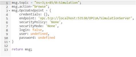 Question Opc Ua Browse Endpoint Url Via Inject Node · Issue 381