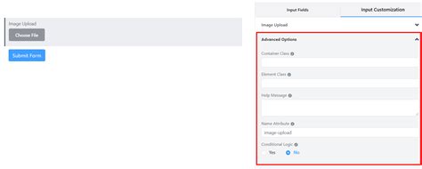 Image Upload Input Field In WP Fluent Form WordPress Plugin