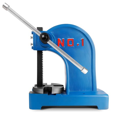 Blue Bearing Installation Press Arbor Press Manual Metal Press 1t Strong Cast Iron Frame 5