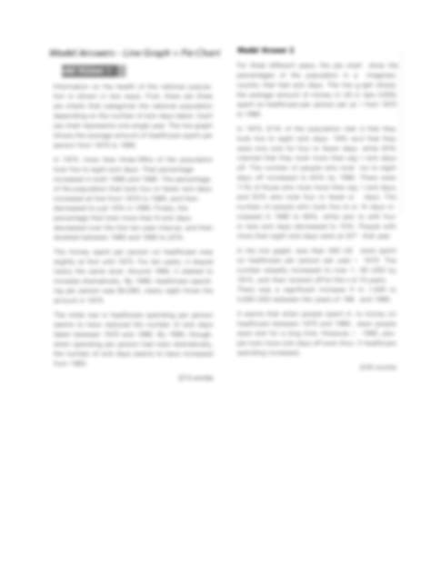 Solution Ielts Writing Test 1 Line Graph Pie Chart Actual Practice