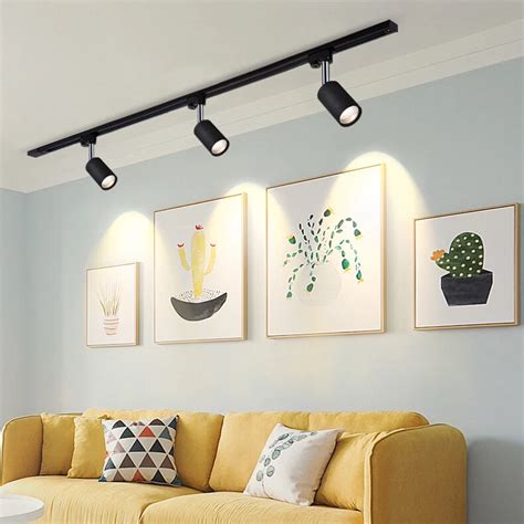 Led Track Lighting Living Room Cabinets Matttroy