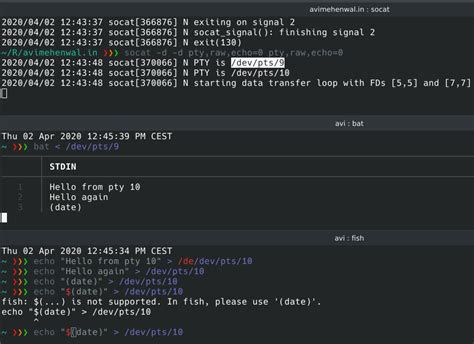 Socat Linux настройка примеры