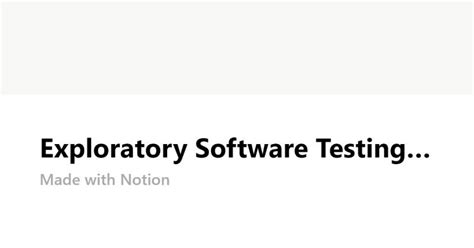 Shreyas Chavhan On Linkedin Exploratory Software Testing Tips Tricks Tours And Techniques