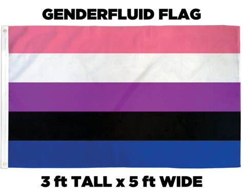 Gender Fluid Pride Flag Etsy