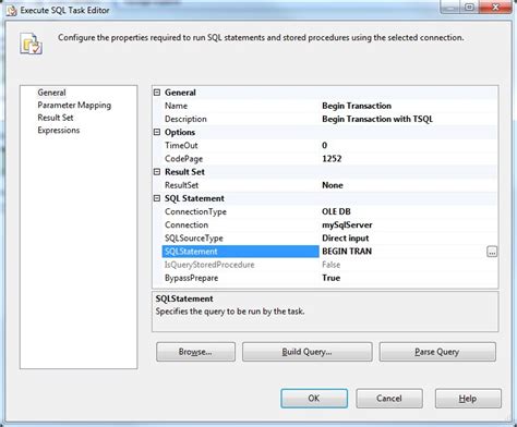 microsoft sql server integration services ssis transactions with tsql