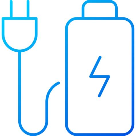 Battery Charger Free Electronics Icons